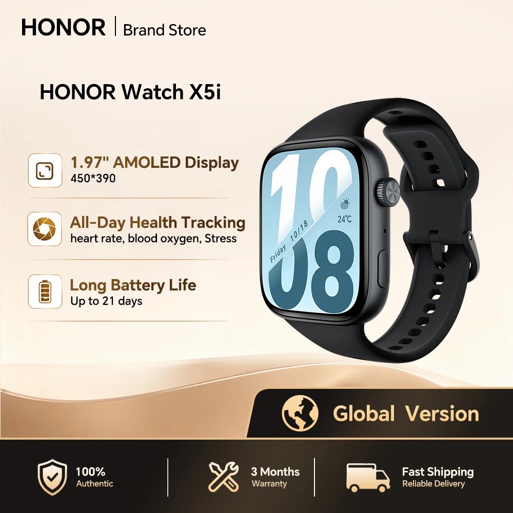 Honor Watch X5i смарт-часы Black