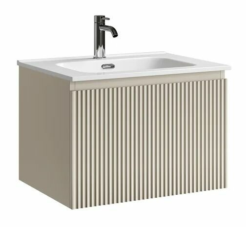 Тумба с раковиной Sancos Snob R 1.0 60 beige soft раковина Element 61 CN7001