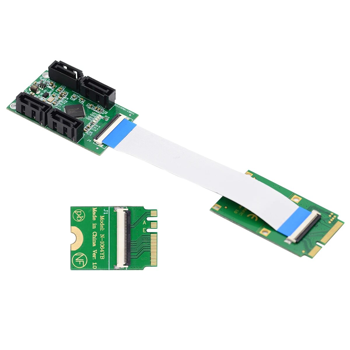 SPEEDIER Адаптер M2 NGFF KEY A-E Green SATA card