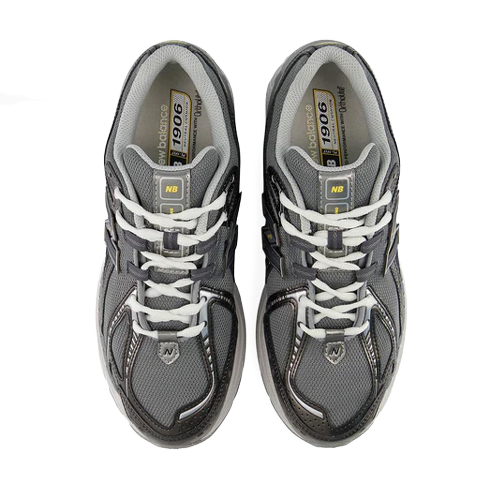 Кроссовки New Balance 1906, полнота 6 (RU)/ на среднюю стопу, размер 10, темно-серый — фото 1