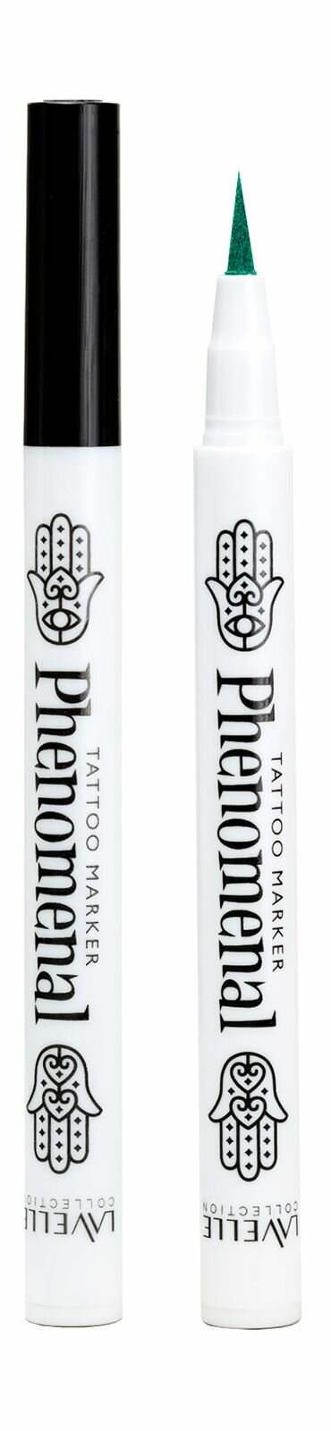 LAVELLE COLLECTION Подводка-фломастер для глаз Phenomenal водостойкая, 3 г, 04 изумрудный