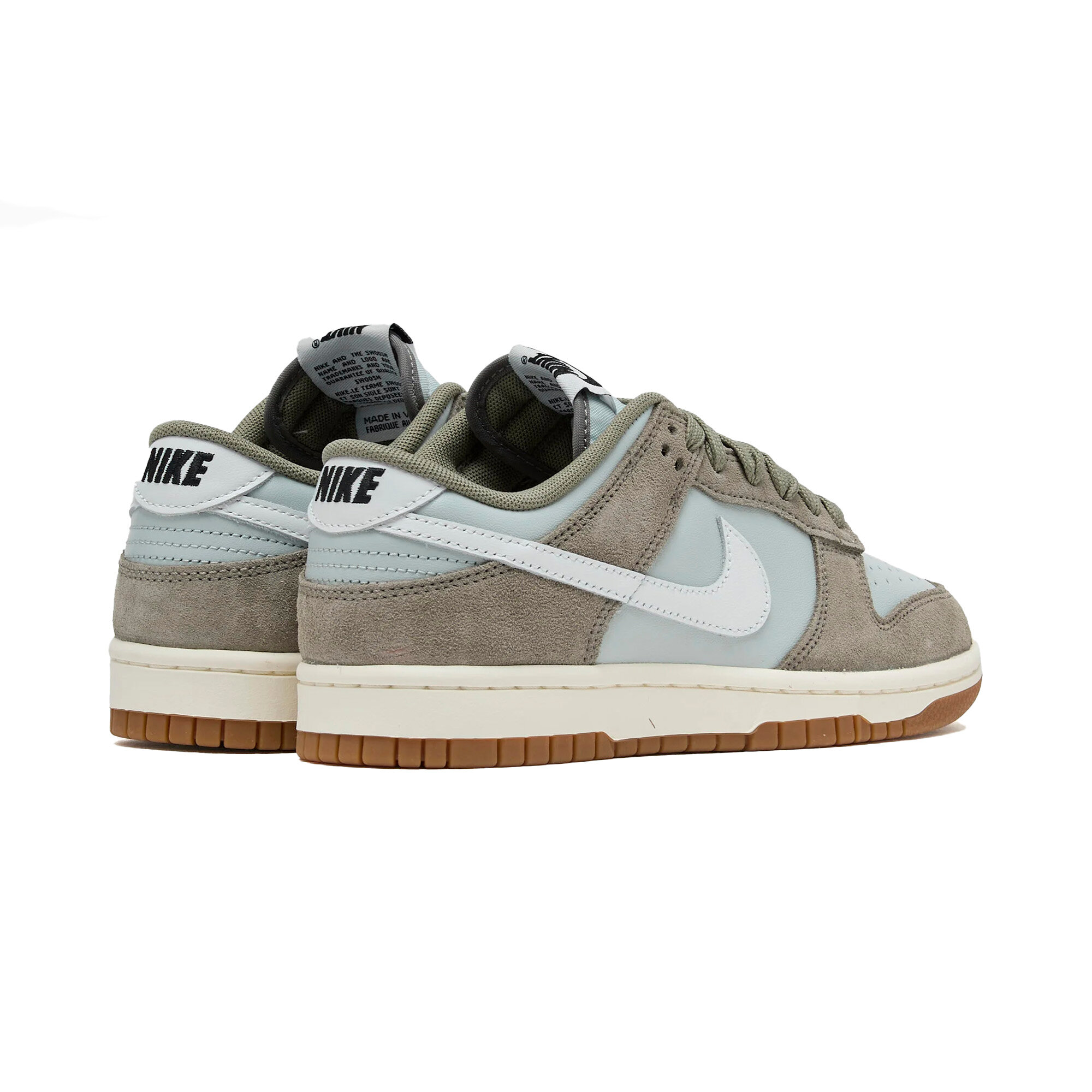 Кроссовки NIKE Dunk Low Retro SE, полнота 6 (RU)/ на среднюю стопу, размер 8, зеленый — фото 1