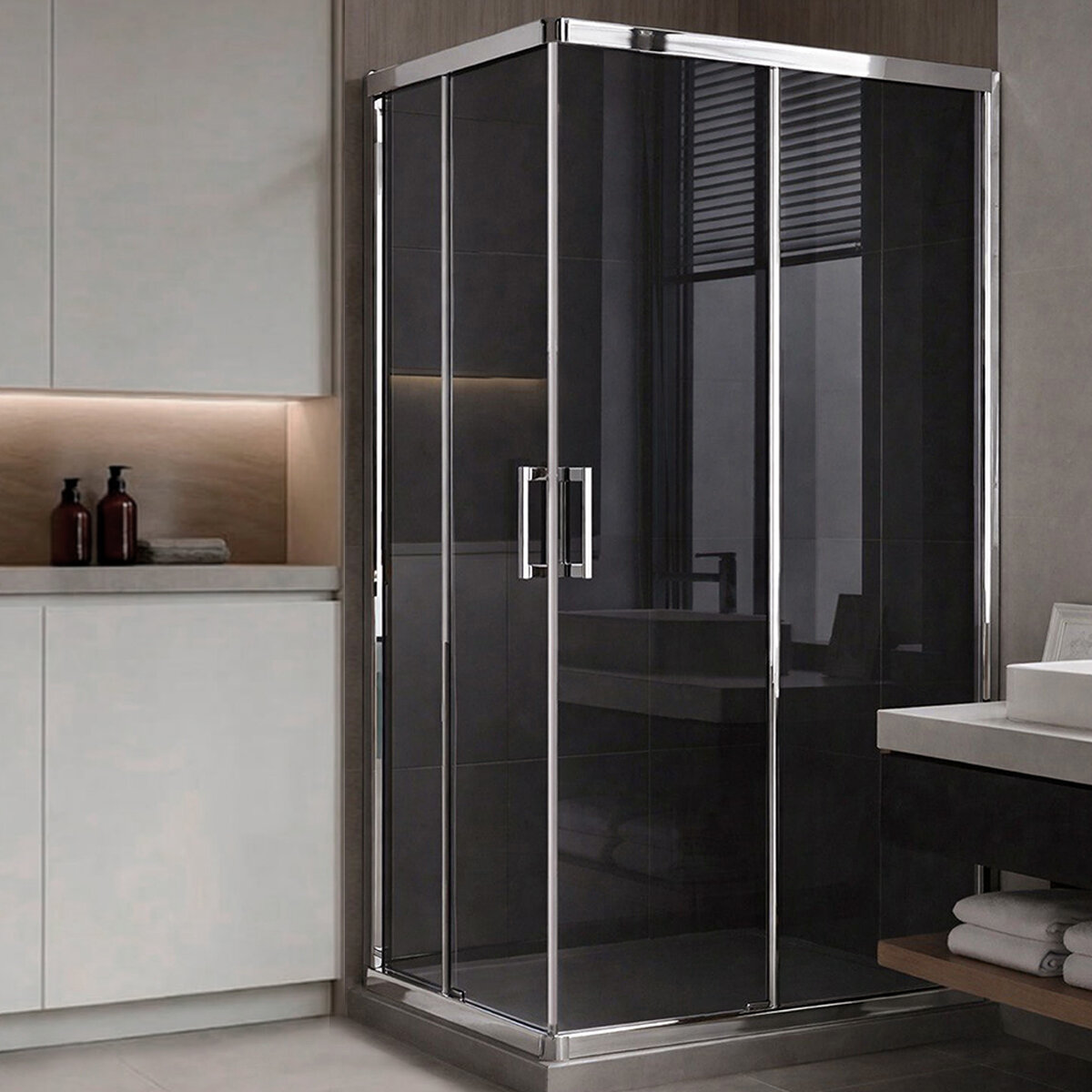 Душевой уголок Royal Bath HPD 115х100 RB10115HPD-G-CH