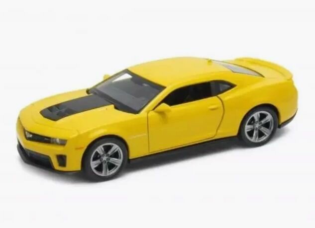 Игрушка Модель машины 1:38 Chevrolet Camaro ZL1 43667 желтый