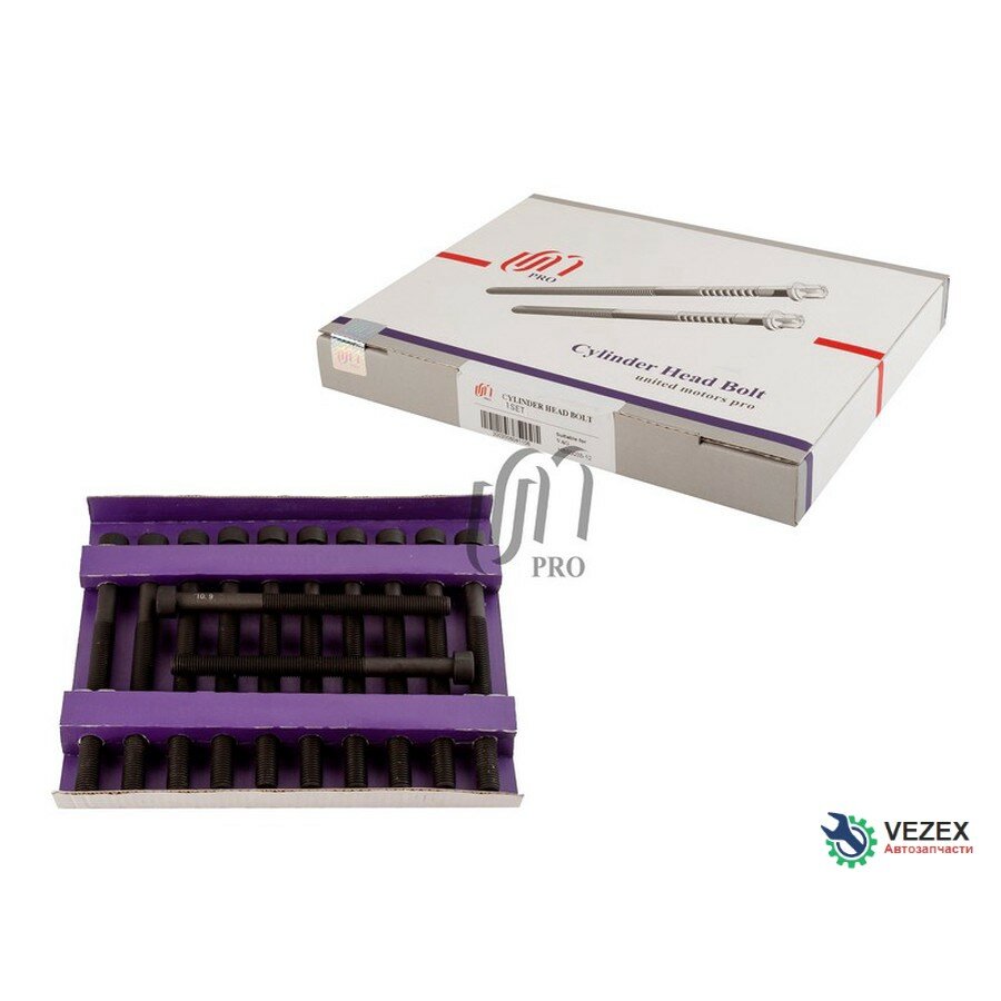 UMPRO HBS0038-12 Болты головочные (к-т 12 шт)