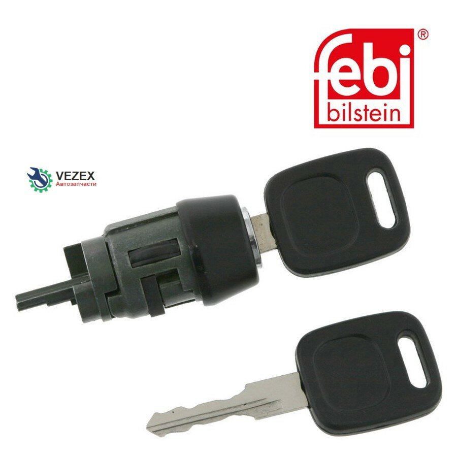 FEBI 23904 109081HP=JP4A1905855 [4A1905855] ! личинка замка зажигания\ Audi 80/100 91-96