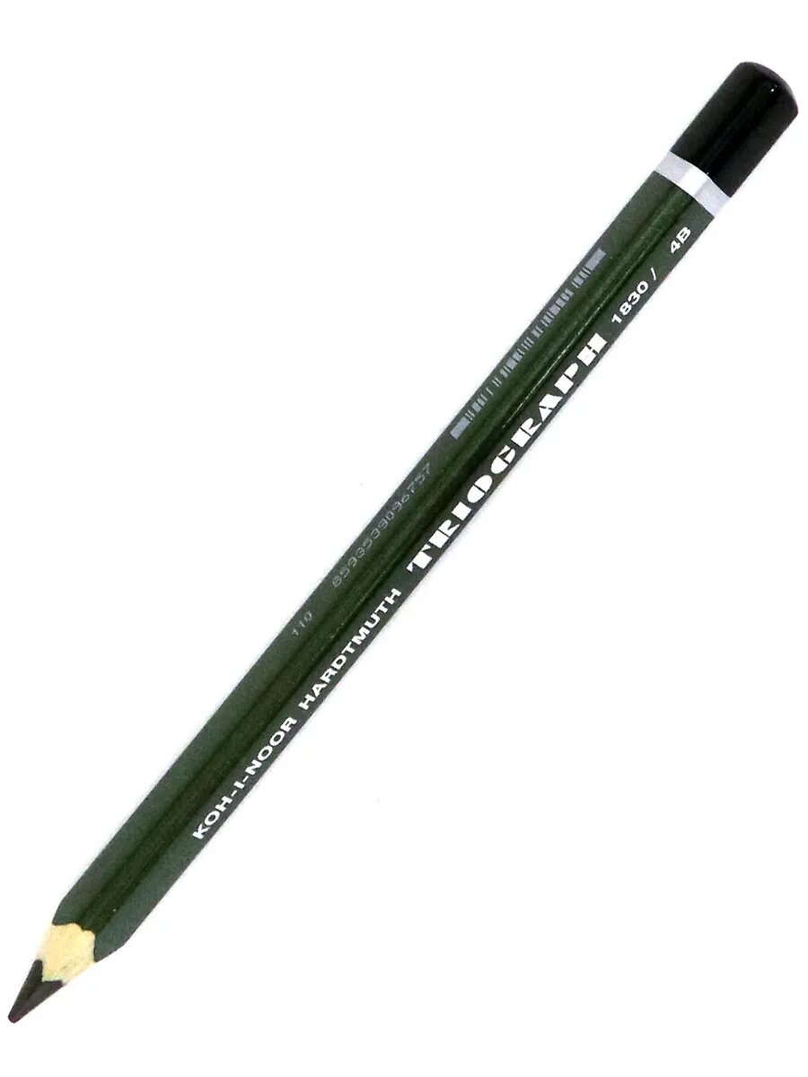 Карандаш чернографитный "TRIOGRAPH", 4B (1831)
