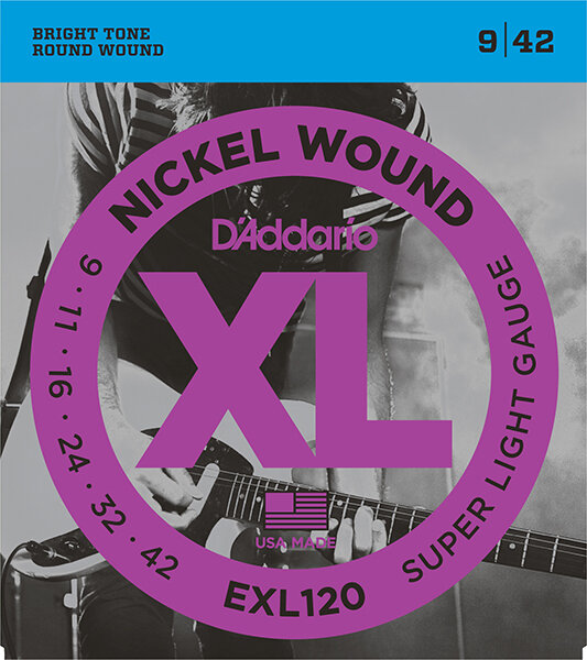 Струны для электрогитары D'ADDARIO EXL120 Даддарио
