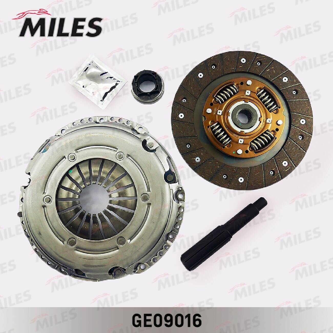 Сцепление комплект AUDI A3/SKODA/VW GOLF IV-V/PASSAT VI 1.6-2.0 02-, MILES GE09016