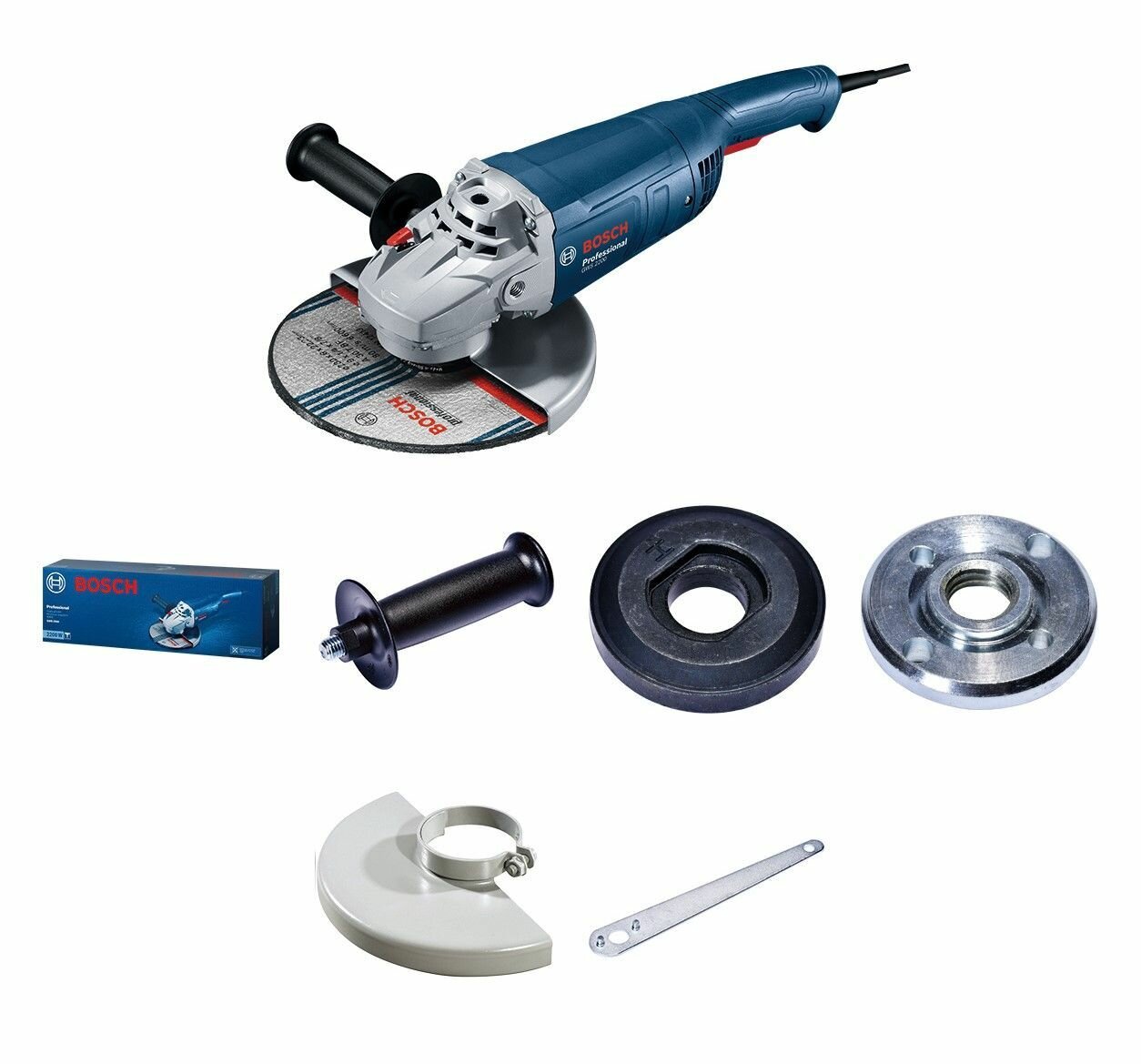 Углошлифовальная машина Bosch GWS 2200 диаметр диска 230 мм.