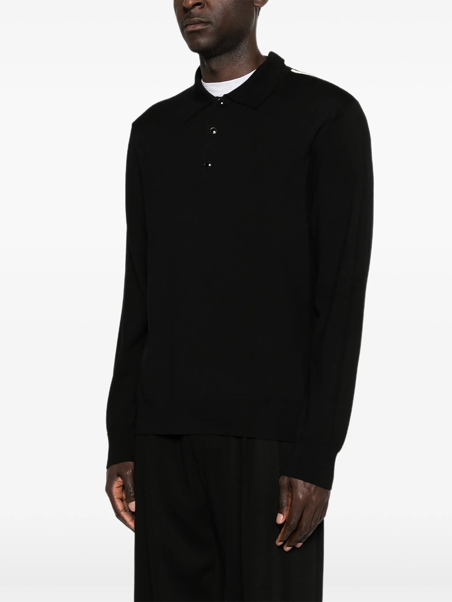 Рубашка GIVENCHY Buttoned polo shirt, размер L, black / black — фото 1