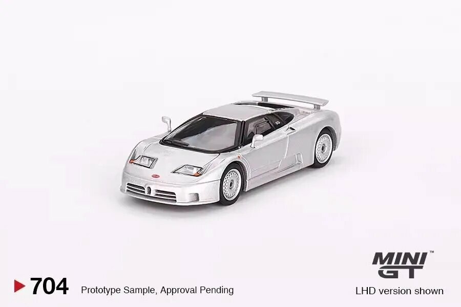 MINI GT 1:64 #644 #704 Bugatti EB110 GT Легковая модель автомобиля