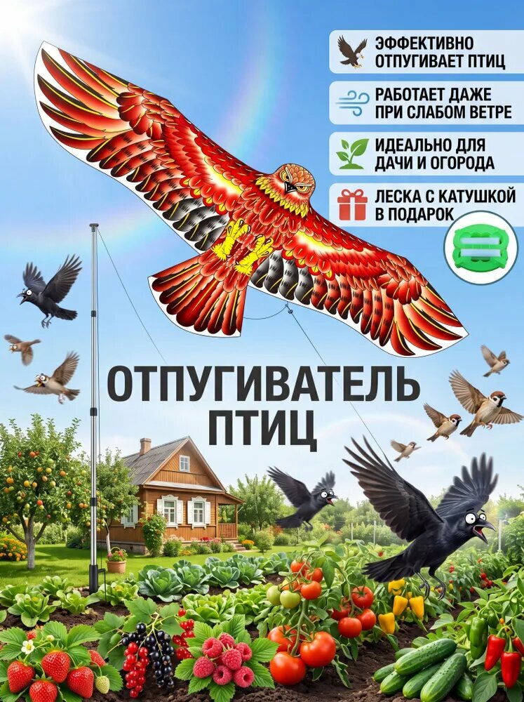 Отпугиватель птиц динамический