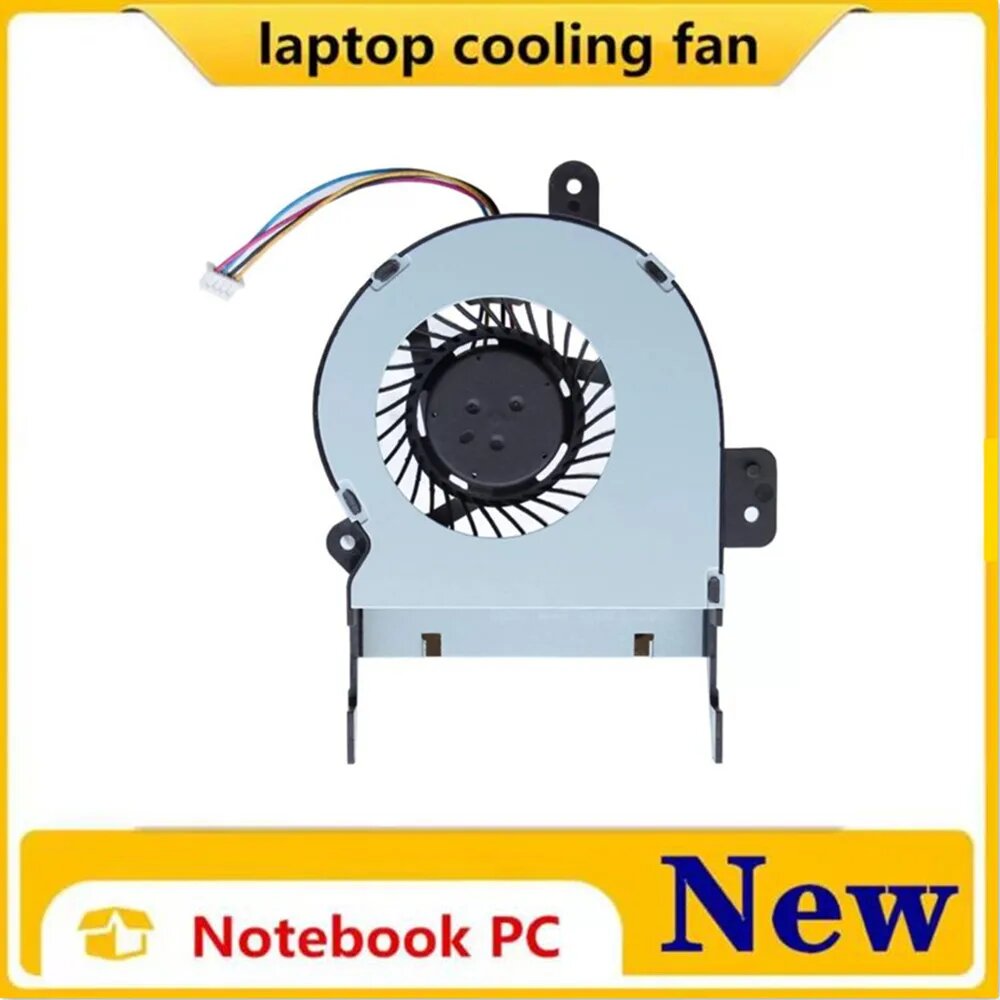 Новый радиатор для ноутбука ASUS X55V X55VD X45C X45VD X45V, охлаждающий вентилятор для процессора для ноутбука, кулер для ПК, вентилятор для охлаждения, DC05V 0.40A