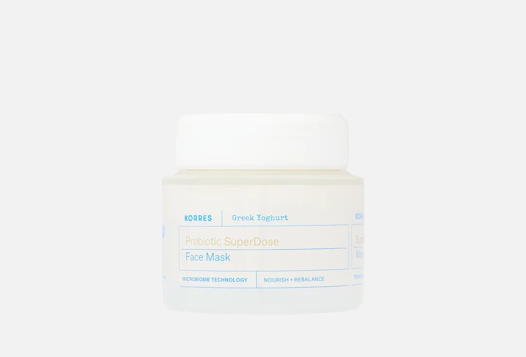 Korres Greek Yoghurt Probiotic Superdose Face Mask Маска для лица 100 мл