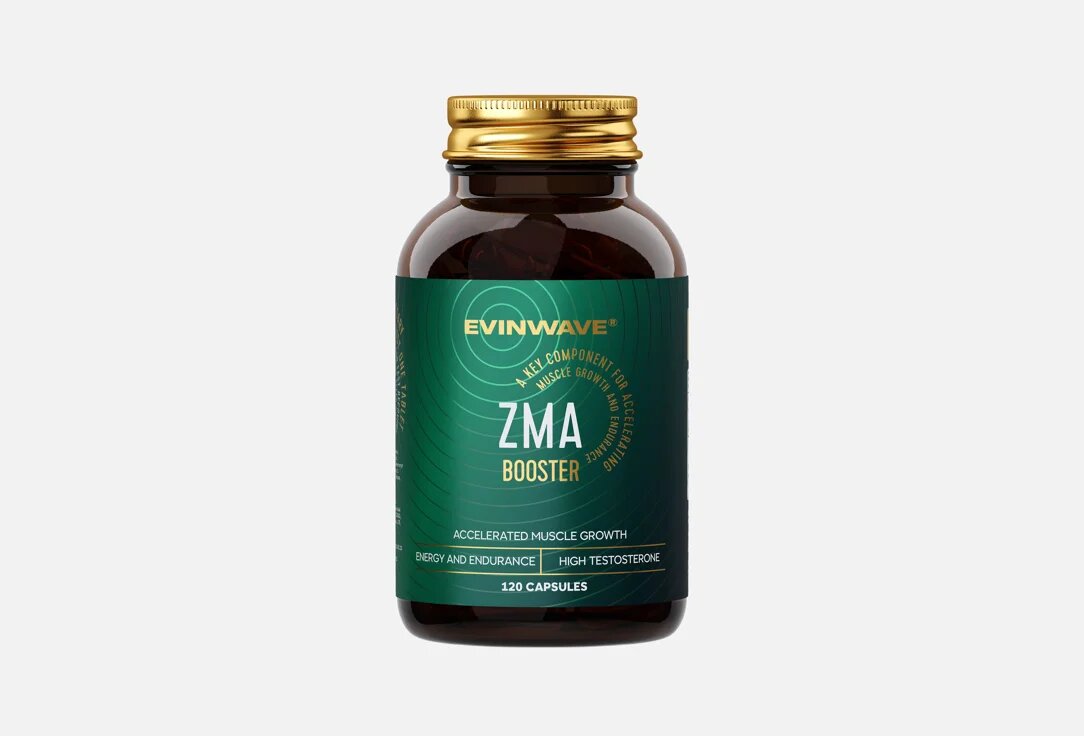 EVINWAVE ZMA в капсулах БАД для повышения силы и выносливости 120 шт