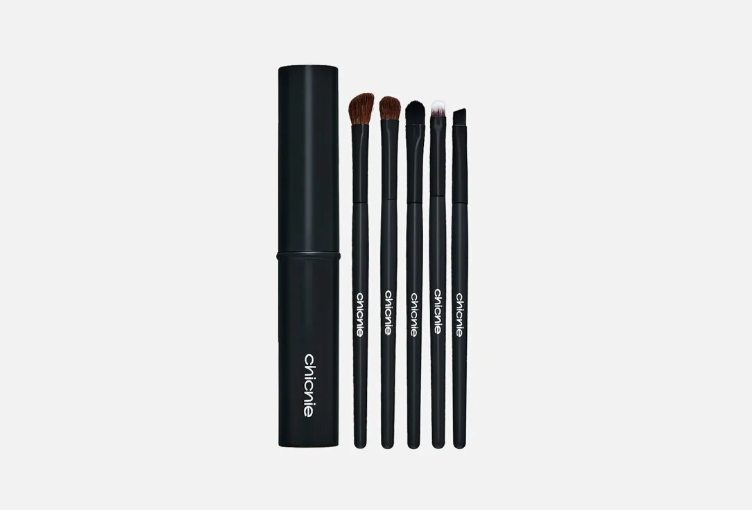 Chicnie Kitten eye brush set Набор кистей для макияжа 5 шт Черный
