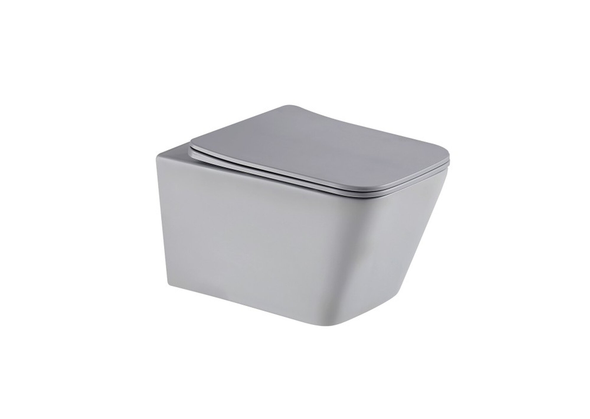 Унитаз подвесной Tornado Gid Tr2143TF-Lgm 62305Y серый матовый 49x34x36