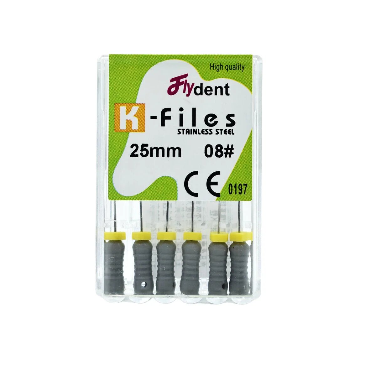 Стоматологические файлы eflydent K из нержавеющей стали 25/31 мм 25MM SSK08