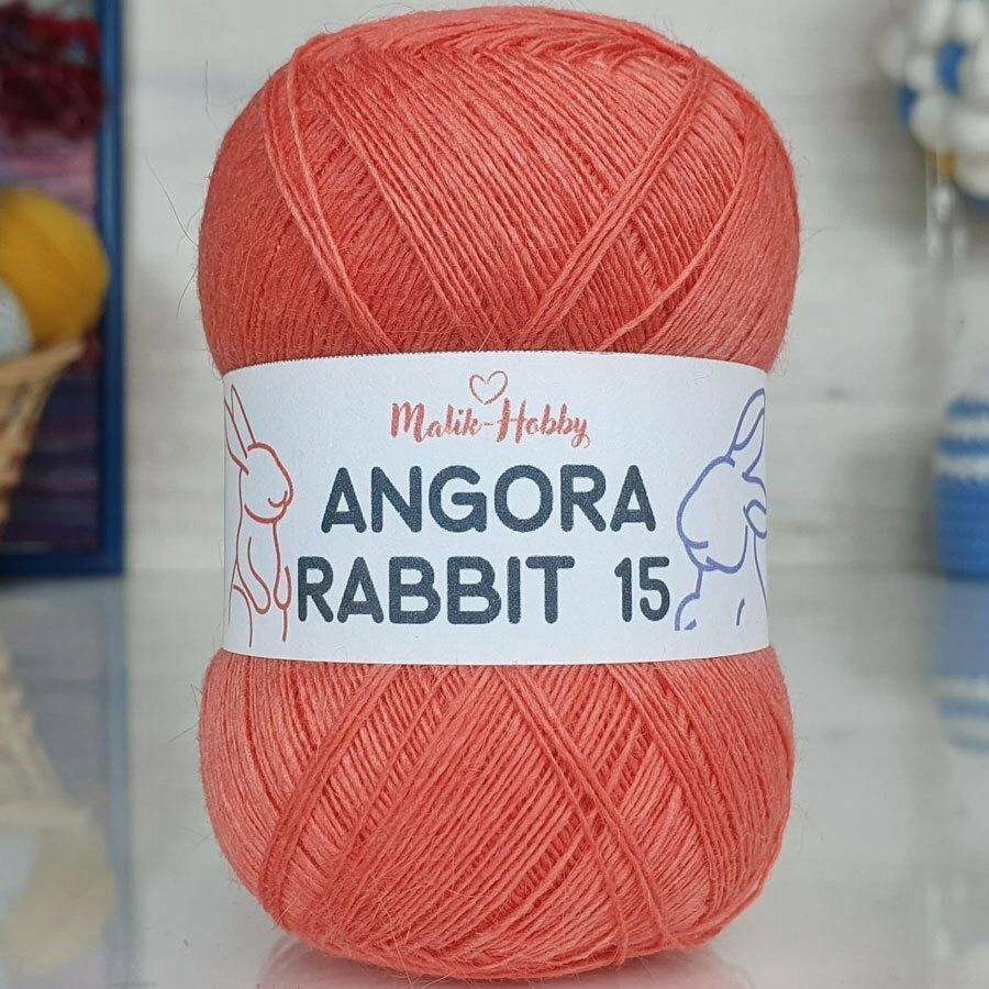 Пряжа M&h ANGORA RABBIT 15 103 коралловый (5 мотков)