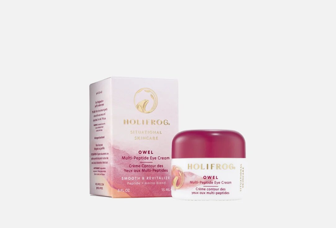 HoliFrog Owel Eye Cream Мультипептидный крем для кожи вокруг глаз 15мл