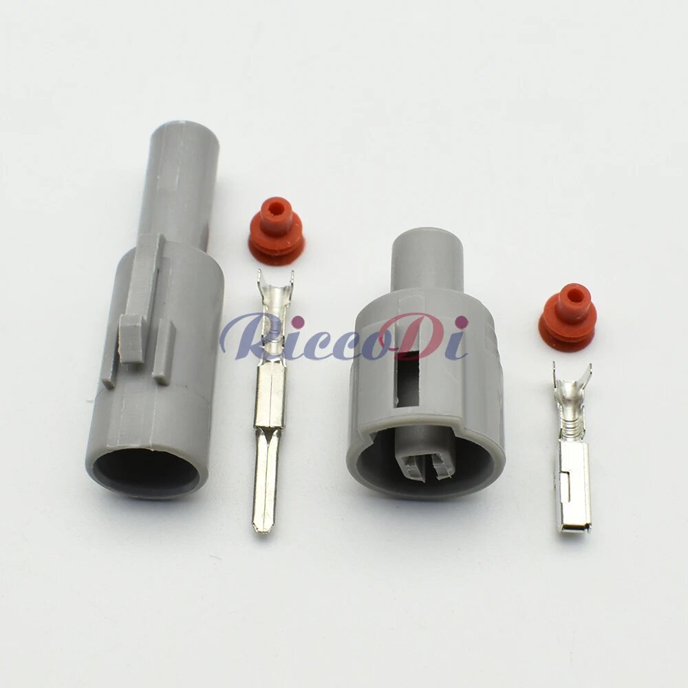 Разъемы RiccoDi DJ7011Y-2.2-11/21, серые, Male Female