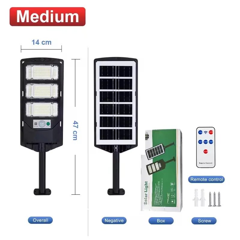 Solar Flood Lamp 2000W paweinuo Kit-1000W