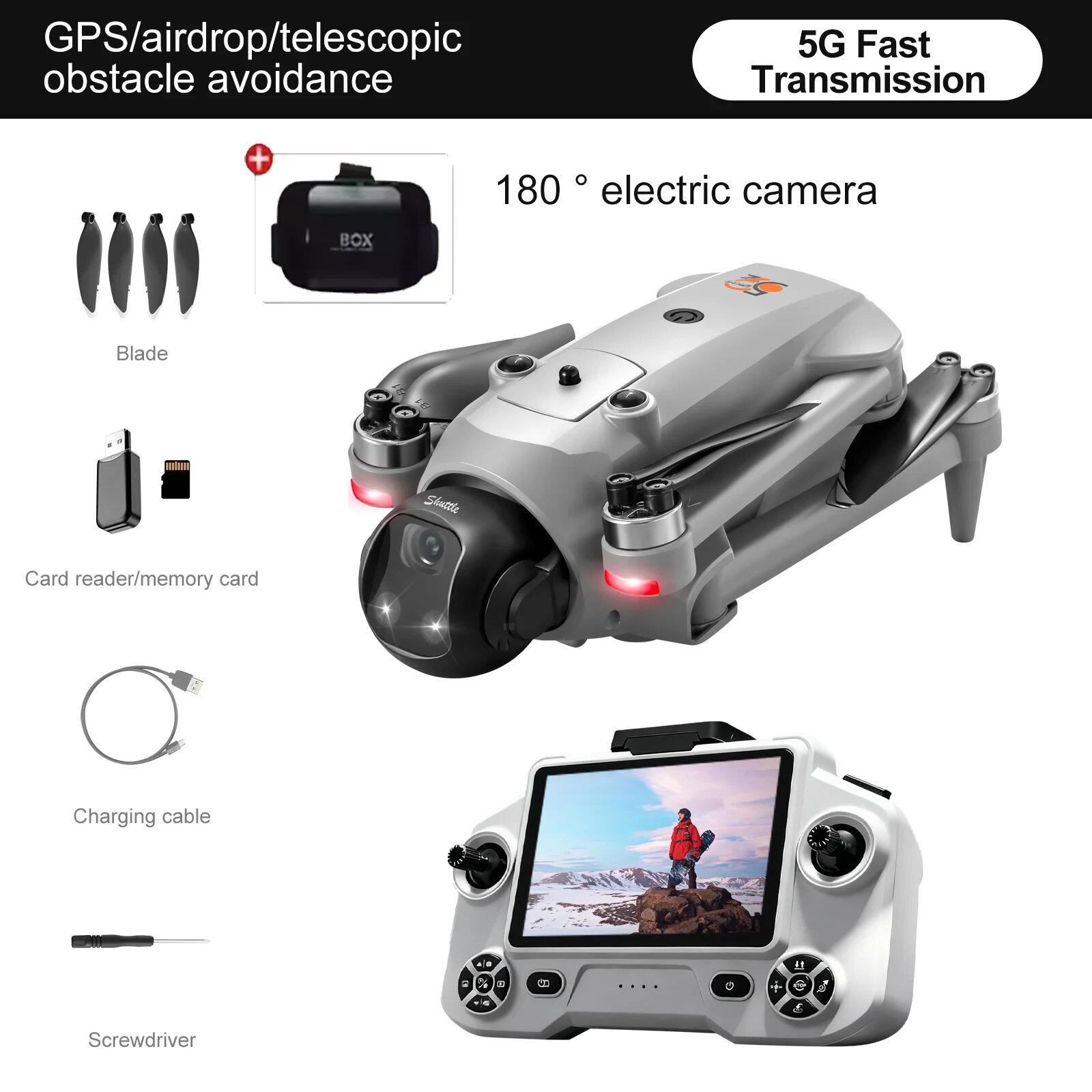 Мини- дрон NEW YL059 с 8K HD камерой, складывающийся квадрокоптер 5G WiFi FPV, режим удержания высоты, безголовый режим, одноклавичный возврат, радиоуправляемый дрон, игрушки, подарки