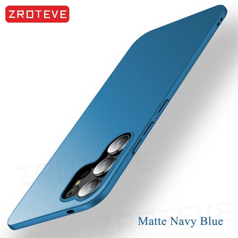 Чехол Zroteve S26 Ultra Matte Из Твердого Поликарбоната Для Galaxy S26 Ultra, Синий, Matte Navy Blue