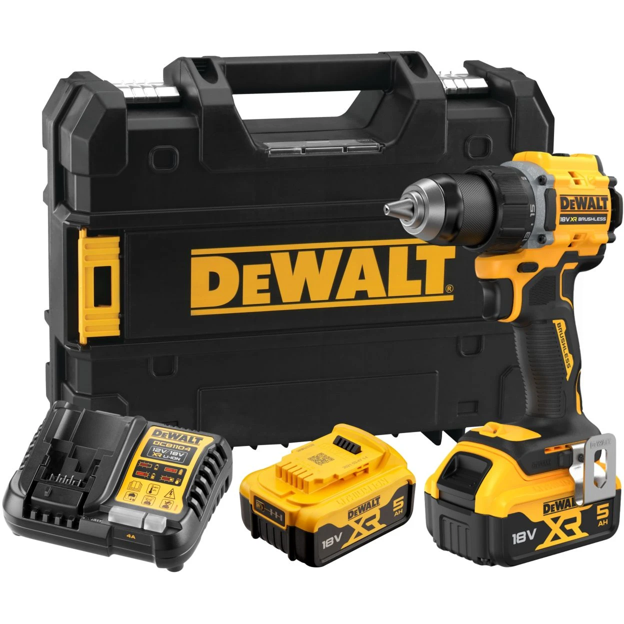 Аккумуляторная дрель-шуруповерт DeWalt DCD794P2T-QW