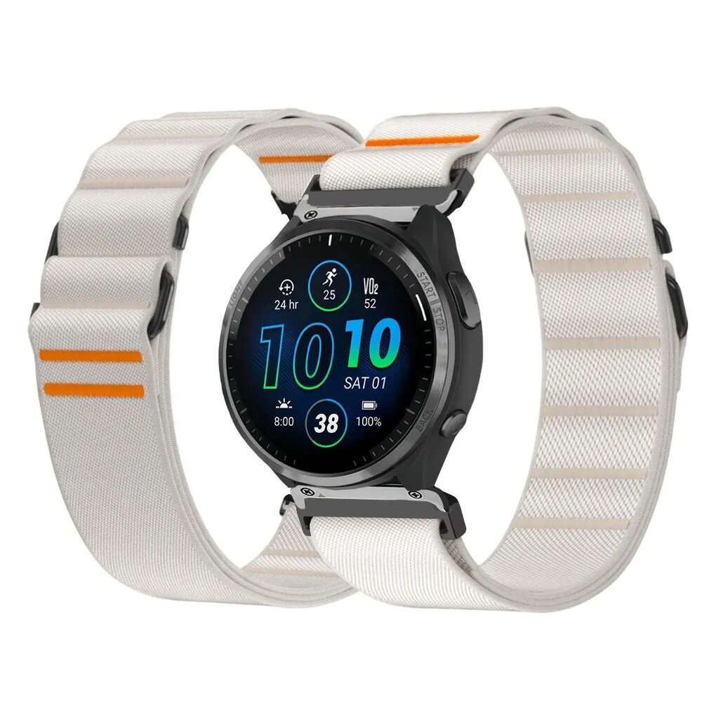Тканевый ремешок для смарт-часов Garmin Forerunner 970/ 965/ 935/ 945/ 955/ 745, дизайн S-образной застежки, легкий и дышащий, повседневный модный спортивный стиль