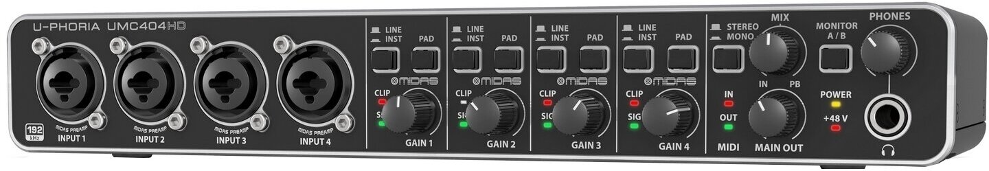 Внешняя звуковая карта Behringer UMC404HD