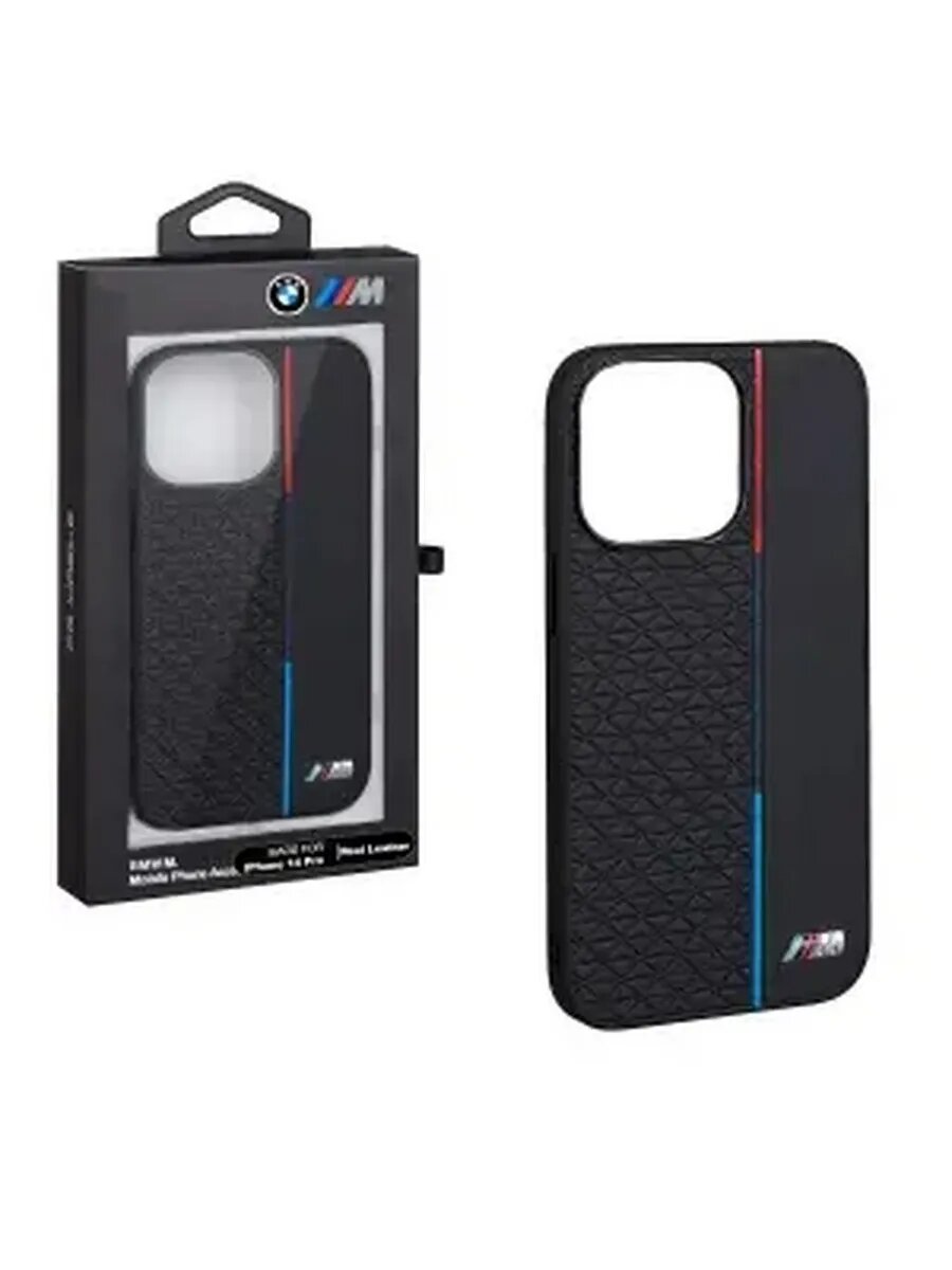Стильный чехол для iPhone 14 Pro в дизайне BMW