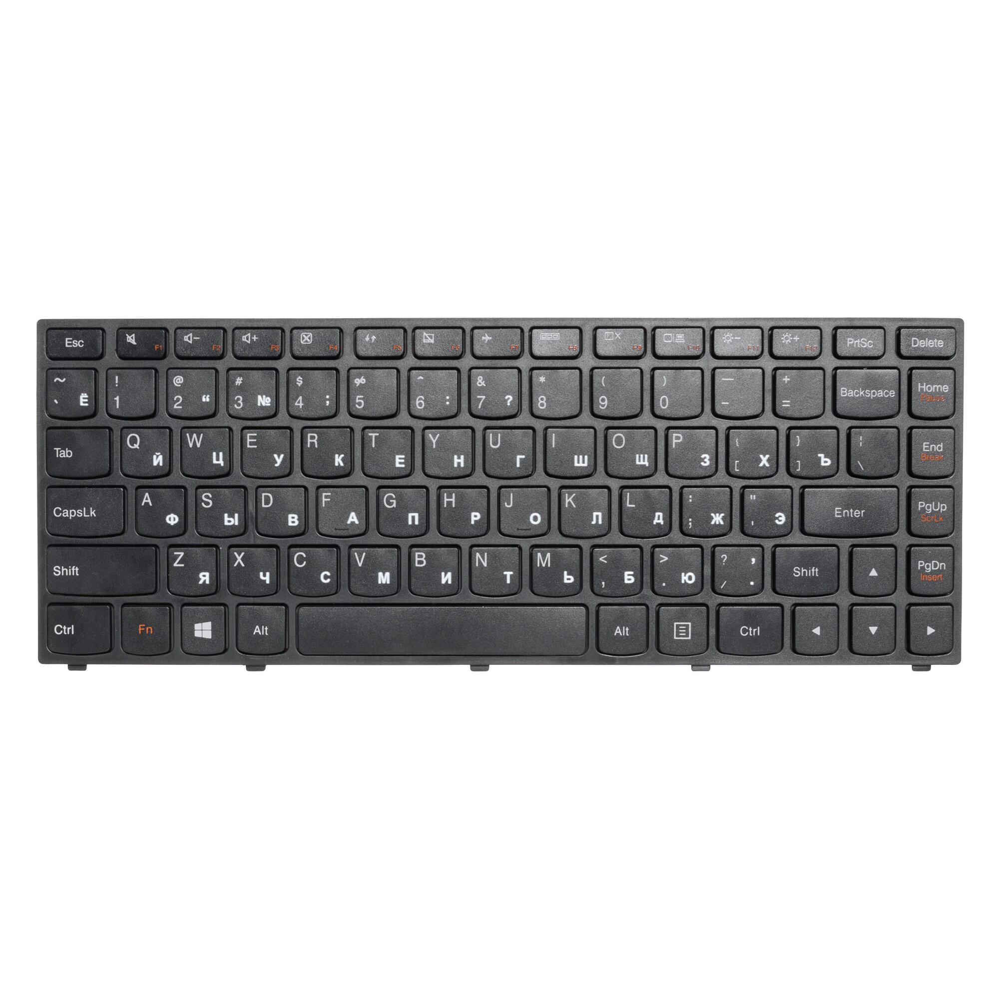 Клавиатура для ноутбука Lenovo IdeaPad Yoga 13 / V160708AS1 - черная