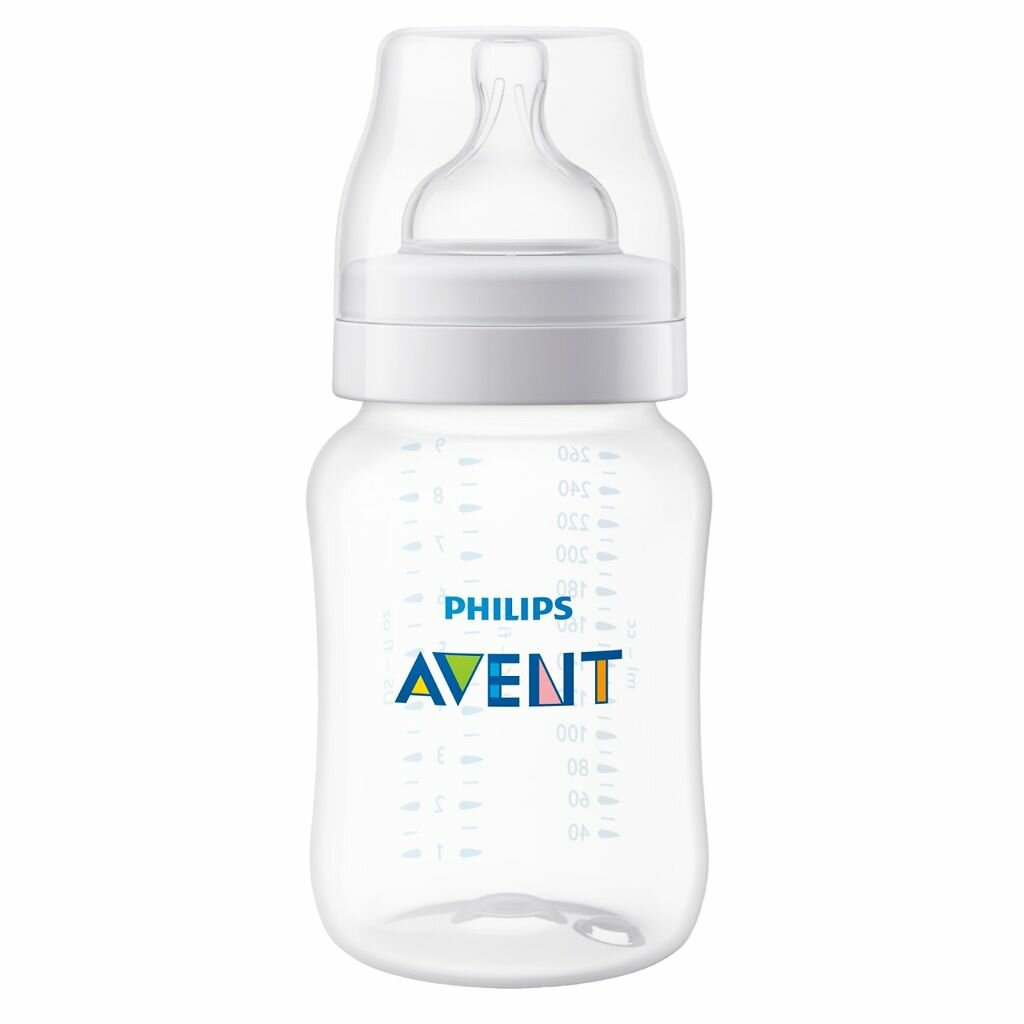 Philips Avent Бутылочка для кормления медленный поток Anti-colic 1+ SCY103/01