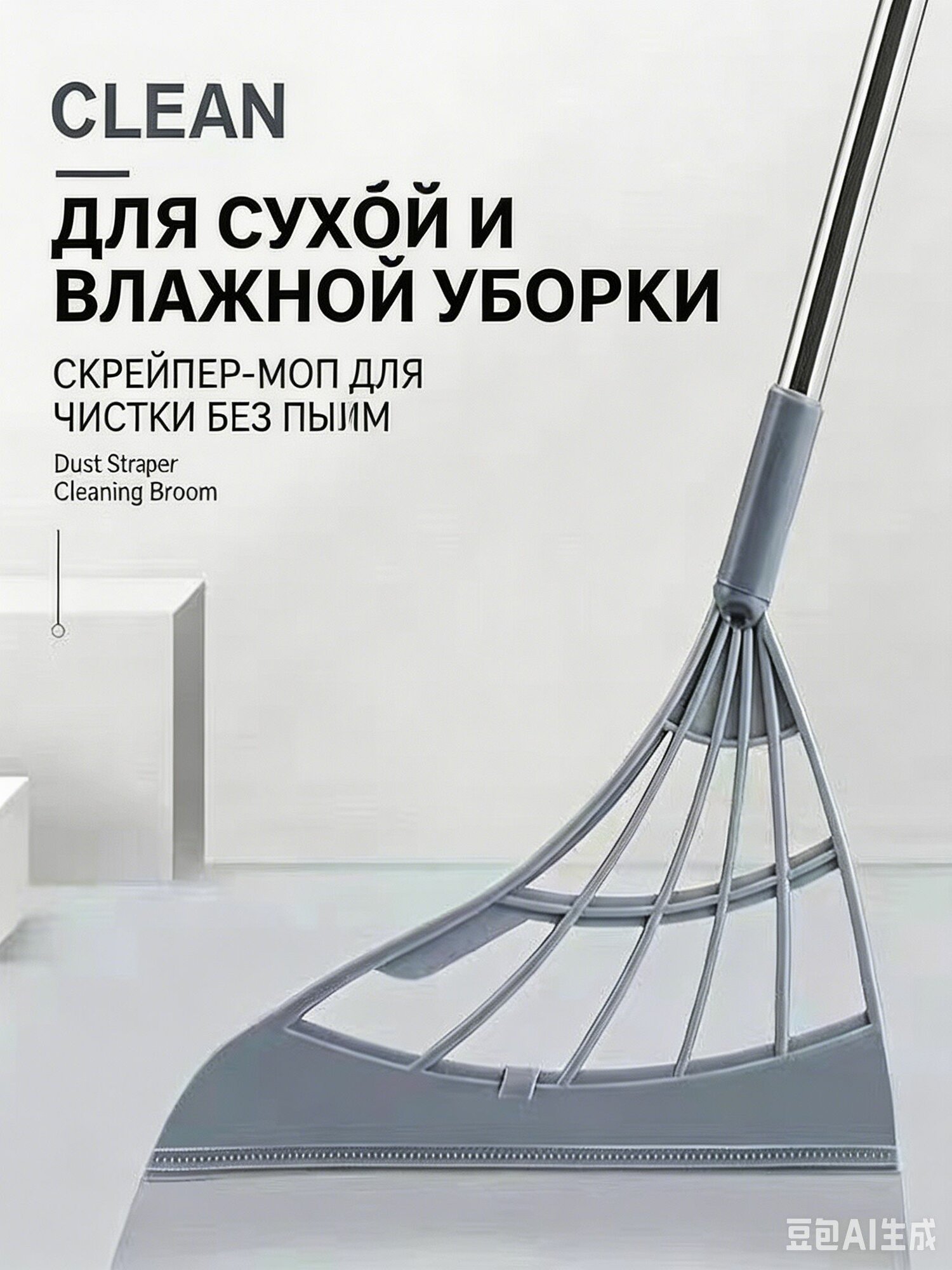 Метла с латексной насадкой