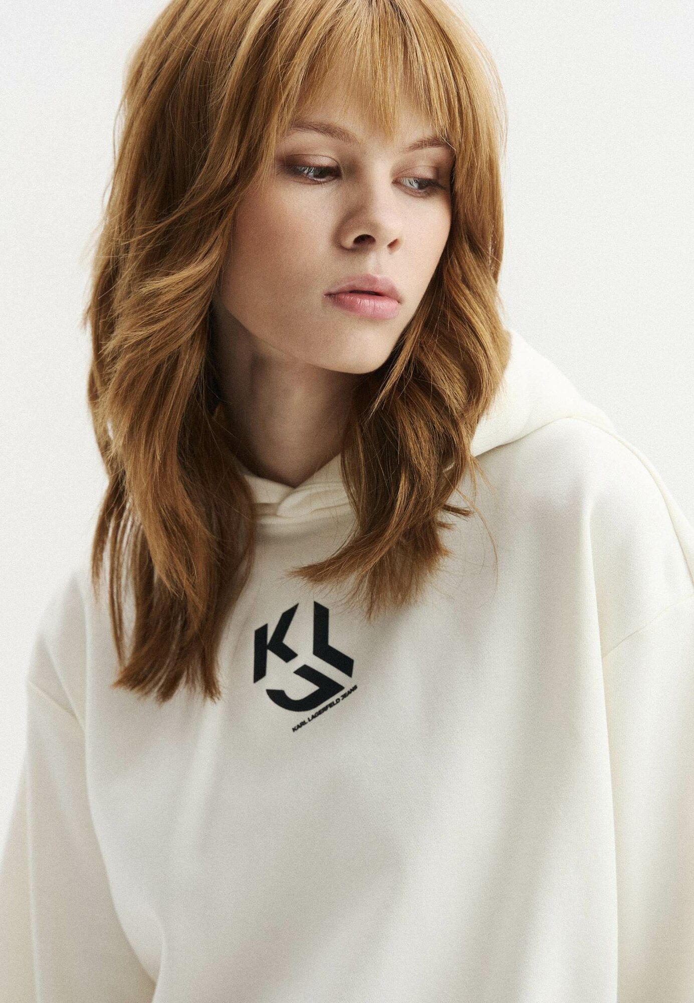 Толстовка KARL LAGERFELD JEANS, размер L, , бежевый — фото 1