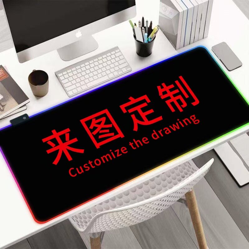 RGB LED Ковер для рабочего стола из крупномасштабной киберспортивной игры Resident Evil, размер 40x90xxl（Я свяжусь с вами после покупки; вы пришлете мне изображение, и я сделаю изделие.）