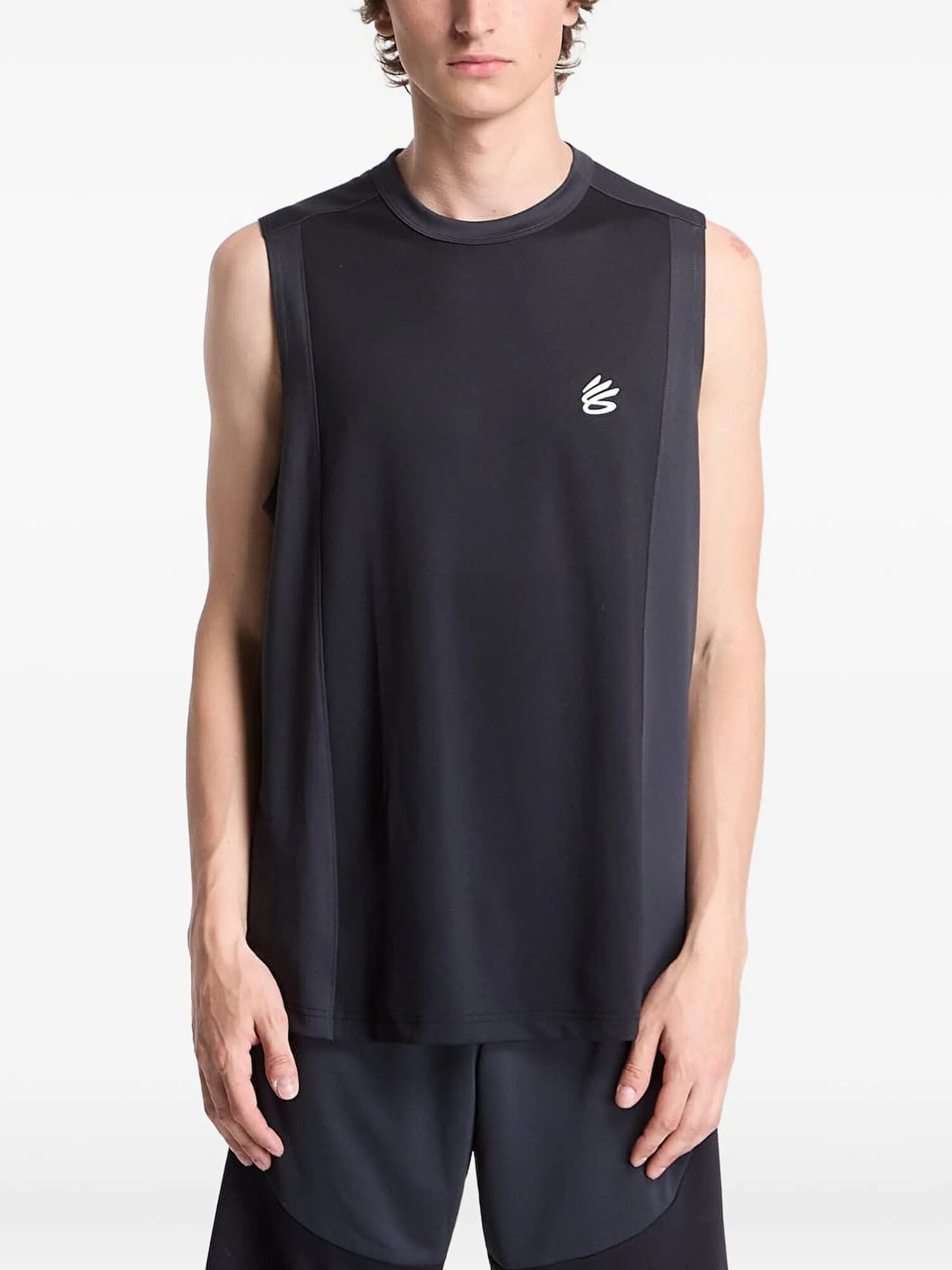 Топ Under Armour Curry Training tank top, размер S, черный — фото 1