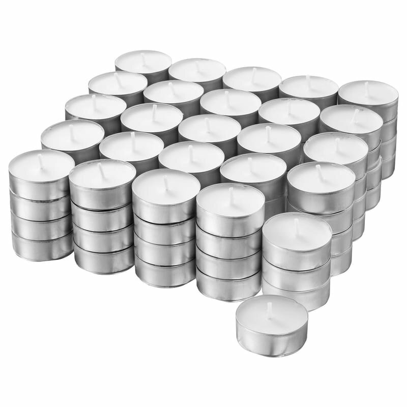 Свеча ikea glimma, без запаха, 4 часа 500.979.95