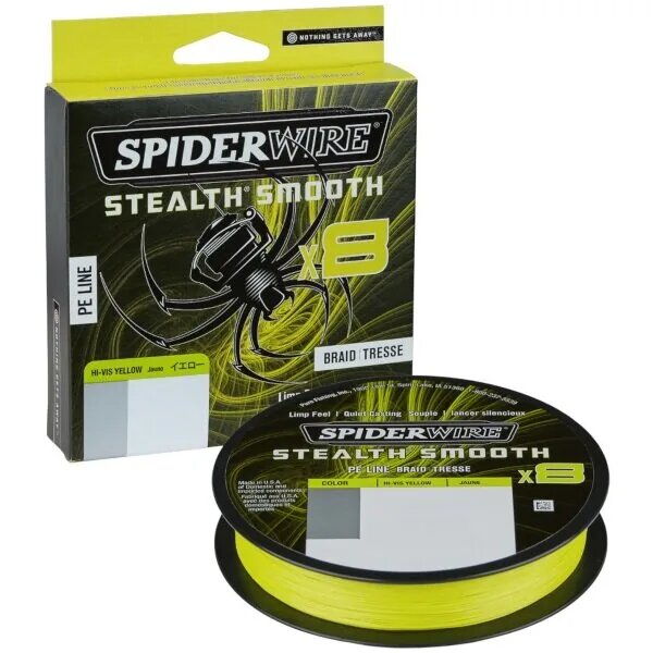 Шнур Spiderwire Stealth Smooth X8 PE BRAID 150м 0,39мм 46.3kg MOSS GREEN