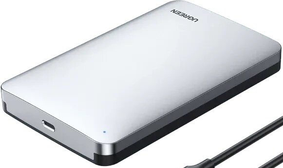 Внешний бокс для жесткого диска Ugreen CM300 (70498) серебристый