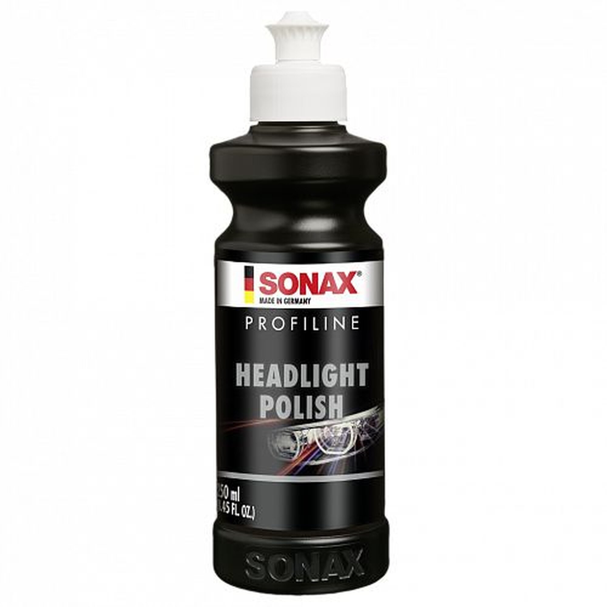 Специальная абразивная паста для восстановления пластиковых фар SONAX Profiline HeadLight Polish, 250 мл