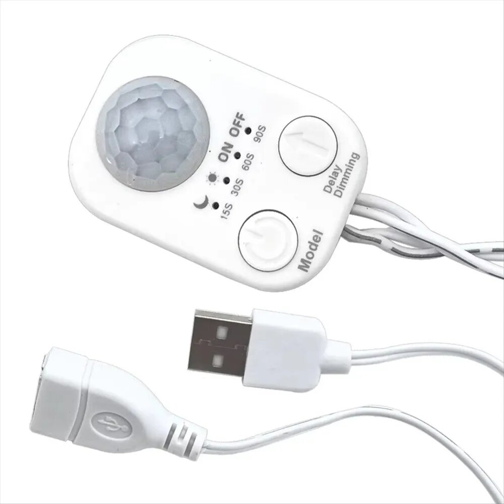 DC 5V-24V USB DC Инфракрасный Датчик Движения PIR Переключатель USB