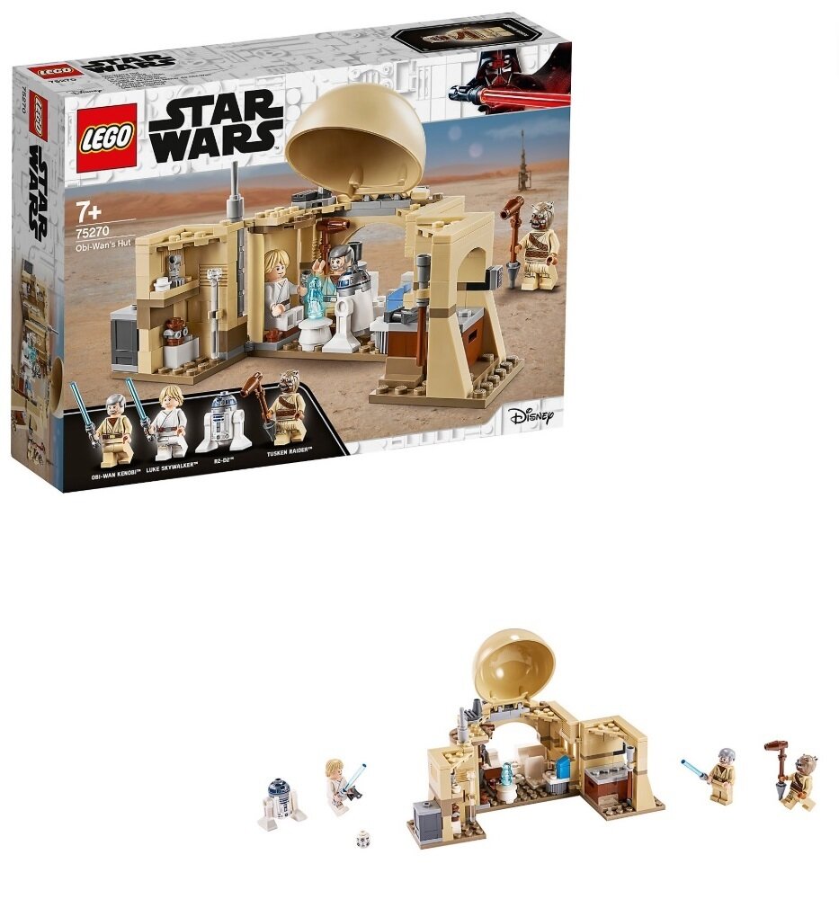 Конструктор Lego Star Wars Хижина Оби-Вана Кеноби 75270