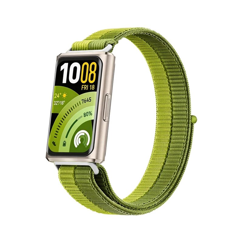 TAMISTER Нейлоновый ремешок для Huawei Band 11 Pro Huawei Band 11, Зеленый, зеленый