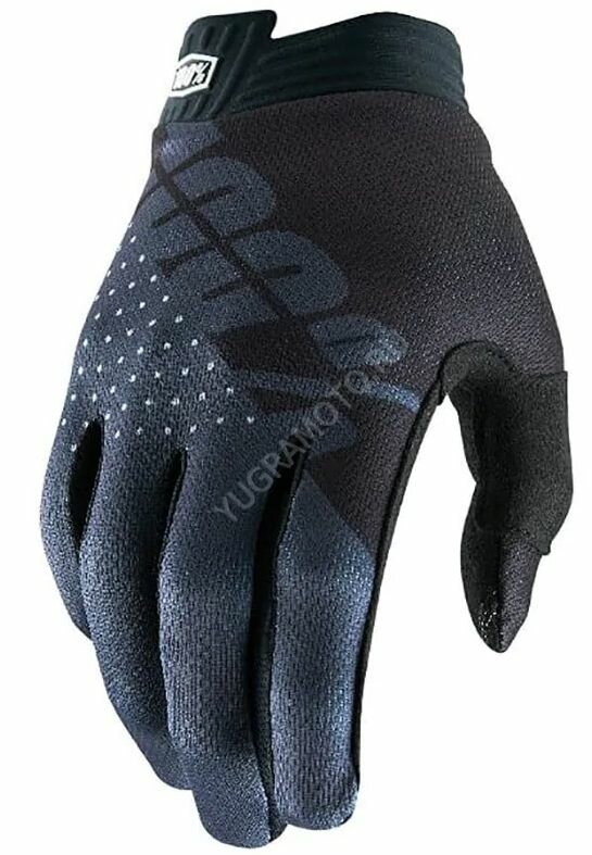Перчатки 100% ITrack Glove, Black/Charcoal XXL