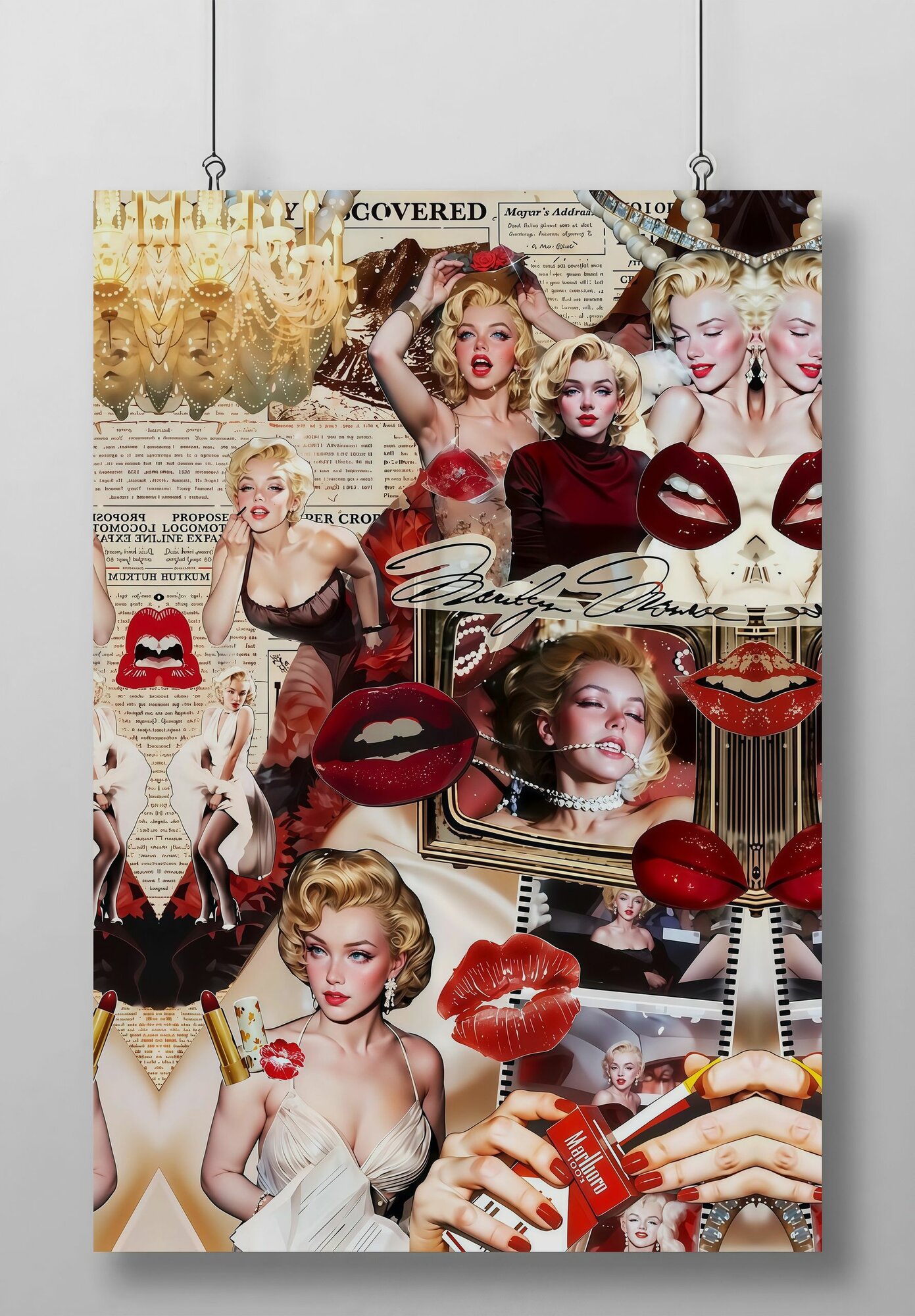 Постер / Плакат Мэрилин Монро (Marilyn Monroe)