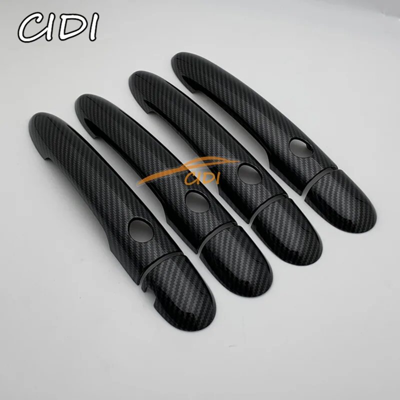 Накладка на дверную ручку из АБС-карбона для Renault Koleos, Samsung QM5, I, MK1, 2008, 2009, 2010, 2011, 2012, 2013, 2014, 2015