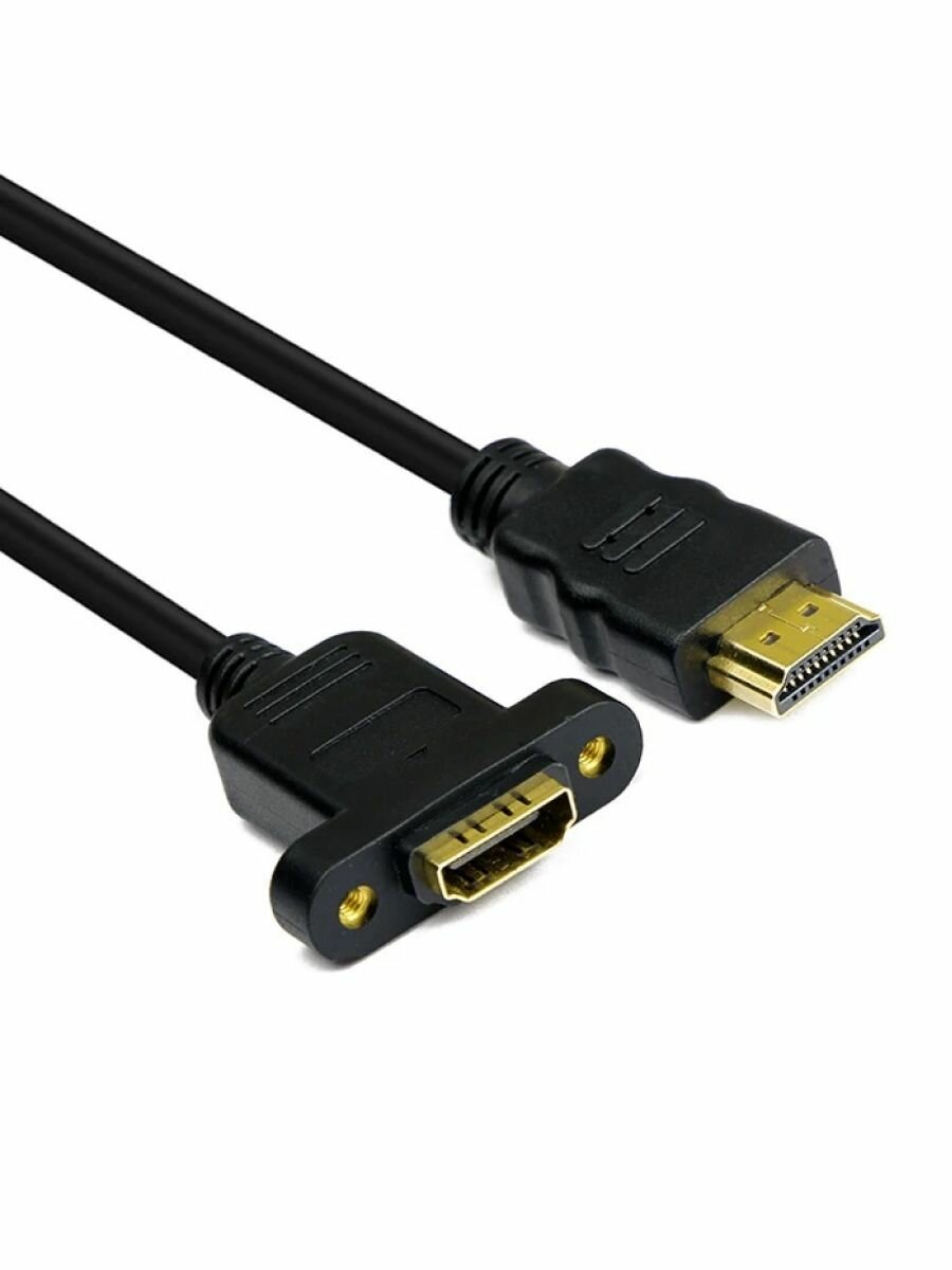 Удлинитель HDMI 2.0 (M/F) 4K 60Hz, 30см